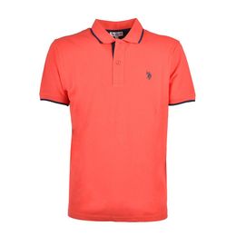 U.S. Polo Assn. Poloshirt in Koralle - 55% | Größe XL | Herren-plussize