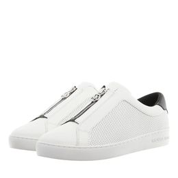 Michael Kors Low-Top Sneaker - Keaton Zip Slip On - Gr. 39 (EU) - in Wei&szlig; - f&uuml;r Damen