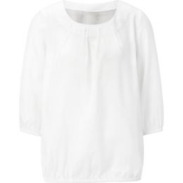 CR&Eacute;ATION L Damen Schlupf-Bluse im Jacquard-Dessin champagner Gr&ouml;&szlig;e 36