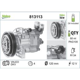 Valeo Kompressor, Klimaanlage NEW ORIGINAL PART 12V für NISSAN 92600AX80B 92600AX80A 92600-AX84B 813113