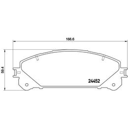 Brembo Bremsensatz-Vorderachse COATED DISC LINE / STANDARD SG000008M4 Bremsensatz, Scheibenbremse vorne rechts links innenbel&uuml;ftet 328mm f&uuml;r LEXUS TOY