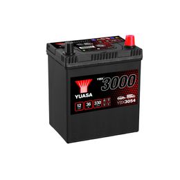 Yuasa YBX3000 - SMF 12V 36Ah 330A Starterbatterie für HYUNDAI KIA TOYOTA MAZDA DAIHATSU NISSAN HONDA 244101HD2A 31500-SAA-E03 2880087329000 YBX3054