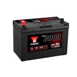 Yuasa YBX3000 - SMF 12V 95Ah 720A Starterbatterie für HYUNDAI MITSUBISHI KIA TOYOTA VAUXHALL FORD NISSAN OPEL ROVER MZ690092 2880046012 28800-YZZAZ YB