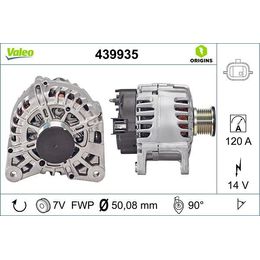 Valeo Generator NEW ORIGINAL PART 14V 120A für RENAULT DACIA SMART NISSAN 231004ED0A 23100-4ED0A 231003240R 439935