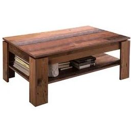 Couchtisch Inosign "Tanum", braun (old wood), B:110cm H:47cm T:65cm, Tische, Couchtisch, Couchtisch mit 1 offenem Fach - (B/T/H) 110/65/47 cm