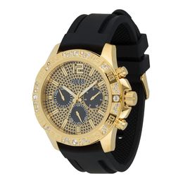 Guess Uhr 'MAJESTIC' Herren Größe One Size gold / schwarz