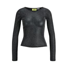 Jack & Jones JJXX Shirt 'JXMELIA' Damen Gr&ouml;&szlig;e XL schwarz / silber