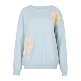 Apricot Pullover Damen Gr&ouml;&szlig;e S blau / naturwei&szlig;