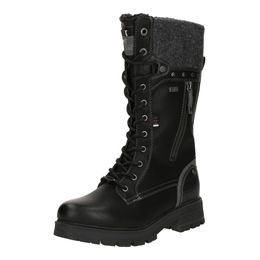 Mustang Schnürstiefel Damen Größe 36 schwarz Winterschuhe