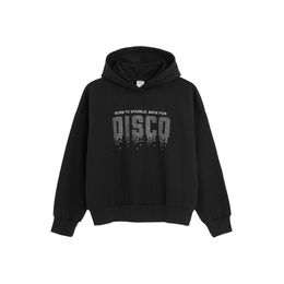 Cool Club Sweatshirt M&auml;dchen Gr&ouml;&szlig;e 140 grau / schwarz