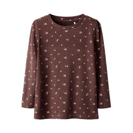 name it Shirt Mädchen Größe 104 braun / grün / rosa