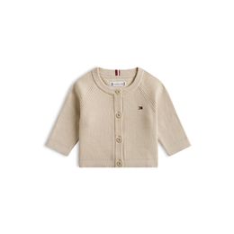 Tommy Hilfiger Knit Cardigan 'ESSENTIAL' boy Beige size 86