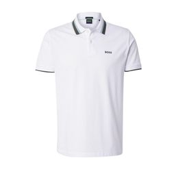 BOSS Poloshirt 'Paddy Heritage' Herren Gr&ouml;&szlig;e 5XL rauchblau / dunkelgr&uuml;n / wei&szlig;
