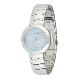Guess Uhr Damen Gr&ouml;&szlig;e One Size hellblau / silber