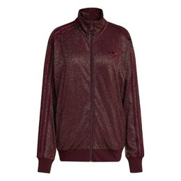 adidas originals Sweatjacke 'Firebird' Damen Gr&ouml;&szlig;e XXXL/4XL kirschrot / silber