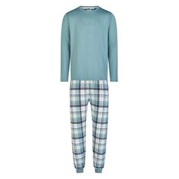 Phil & Co. Berlin Long Pajamas 'Weekend Collection' male Blue size XL