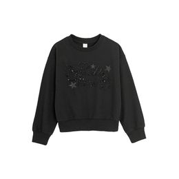 Cool Club Sweatshirt M&auml;dchen Gr&ouml;&szlig;e 170 dunkelgrau / schwarz