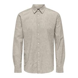 Only & Sons Only & Sons Button Up Shirt 'Casey' male Grey size 3XL