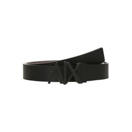 Armani Exchange Belt 'PLATE BELT' male Black size 32