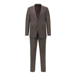 Boggi Milano Suit 'Prince Of Wales' male Brown size 50