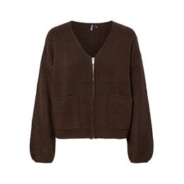 Pieces Knit Cardigan 'PCJunna' female Brown size XS