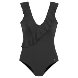 Lascana Swimsuit female Black size 38