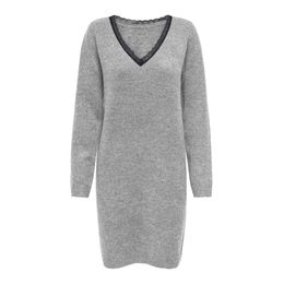Only Knitted dress 'ONLTAMMY' female Grey size XL