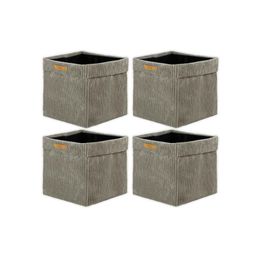 Lycce Aufbewahrungskorb 4er Pack in Taupe | Gr.: onesize