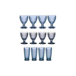 Villeroy & Boch Villeroy & Boch 12er Set Wein- & Longdrinkgläser Boston Coloured in blau | Gr.: onesize