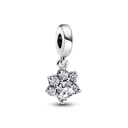 Pandora Charm-Anhänger Funkelnder Pfotenabdruck Silber | Gr.: onesize