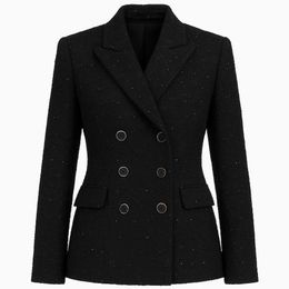Finding Friday Blazer female Black size 16