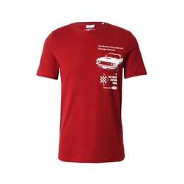 s.Oliver T-Shirt Herren Größe XXL burgunder / weiß
