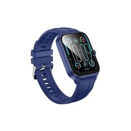 Hoco Smartwatch Y27 Bluetooth Uhr mit Anrufen Blau | Gr.: onesize