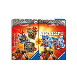 Kinder Lernspiel Memory + Puzzle | Ravensburger | Gormiti | Gr.: onesize