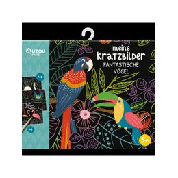 Huch & friends HUCH! Auzou Meine Kratzbilder - Fantastische Vögel | Gr.: onesize