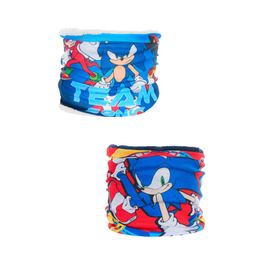 Sonic Schlauchschal Kinder Doppelpack mit Motiv und Fleecefutter in Mehrfarbig | Gr.: onesize