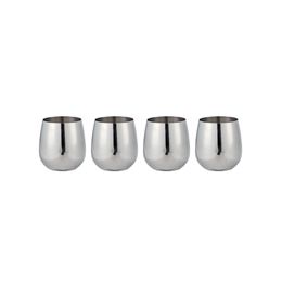 Butlers Trinkbecher MANHATTAN LOUNGE 4er-Set in Silber | Gr.: onesize