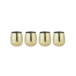 Butlers Trinkbecher MANHATTAN LOUNGE 4er-Set in Gold | Gr.: onesize