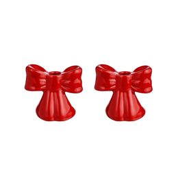 Butlers Kerzenhalter PRESENT 2er-Set in Rot | Gr.: onesize