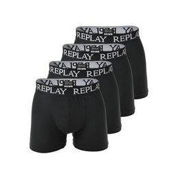 Replay Boxershort 4er Pack in Schwarz | Gr.: XL