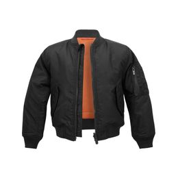 Brandit Kinder Bomberjacke "Kids Ma1 Jacket" in Schwarz | Gr.: 158/164
