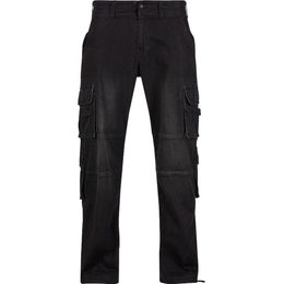 Brandit Cargohose "Denim Cargo Pants" in Schwarz | Gr.: W30/L32