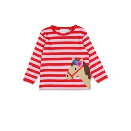 Toby tiger Longsleeve in Rot | Gr.: 98