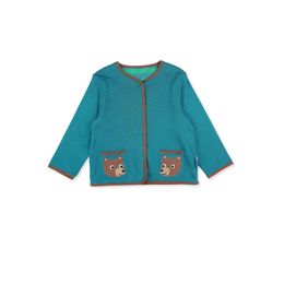 Toby tiger Jacke zum Wenden mit B&auml;ren-Applikationen in blau | Gr.: 110