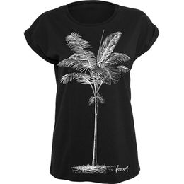 Brandit Top "Forvert Ladies Tee Fontana" in Schwarz | Gr.: XL