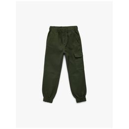 KOTON HOSEN in Khaki | Gr.: 6-8 Jahre