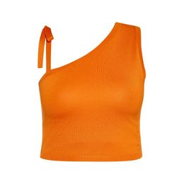 NAEMI Damen Crop-Top in Orange | Gr.: L