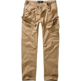 Brandit Cargohose "Adven Slim Fit Pants" in Beige | Gr.: XL