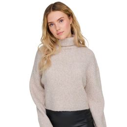Only Pullover ONLMELANIE L/S ROLLNECK in Grau | Gr.: L