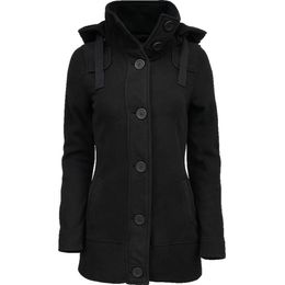 Brandit Fleecejacke/Fleecepullover "Women Square Fleece Jacket" in Schwarz | Gr.: XL